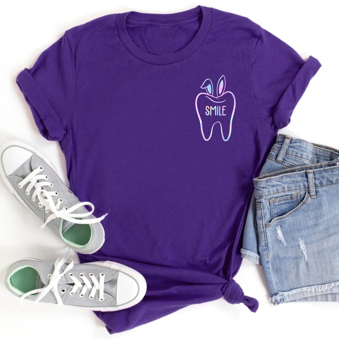 Dental Tooth Shirts, Personalized Dentist Shirt, Dentistry Gift, Dental ...
