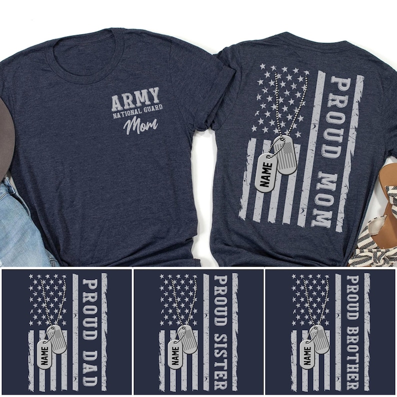 Army National Guard Mom Shirts, Army National Guard Dad, Army National ...