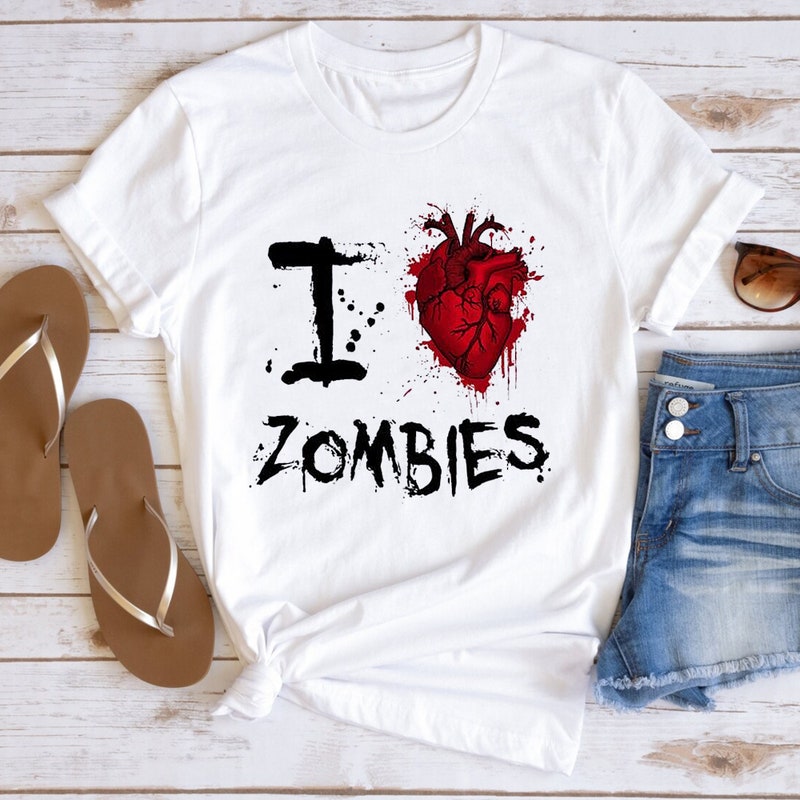 I Love Zombies - Etsy