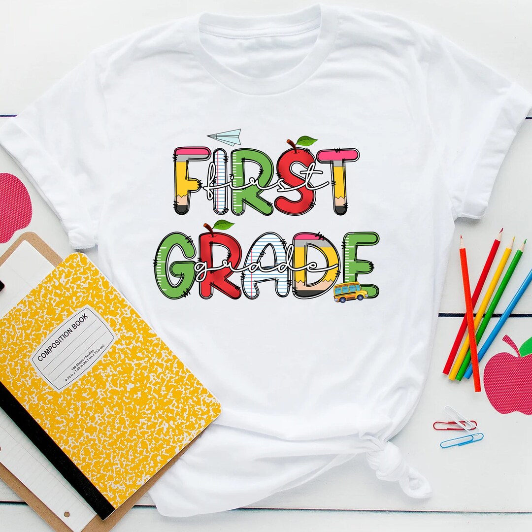 First Grade Teacher Shirt, First Grade Shirt, 1st Grade Shirt, First ...