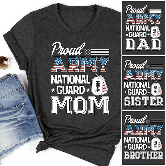 National Guard Dad Shirts Proud Air National Guard Mom, Dad, Sister,