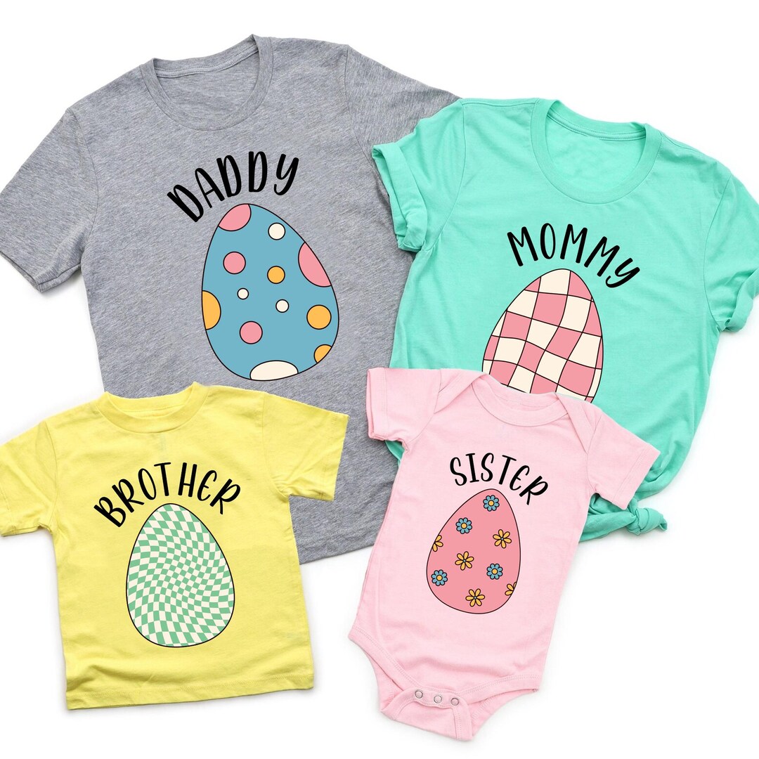 Family Easter Matching Shirts, Custom Easter Shirt, Happy Easter Day ...