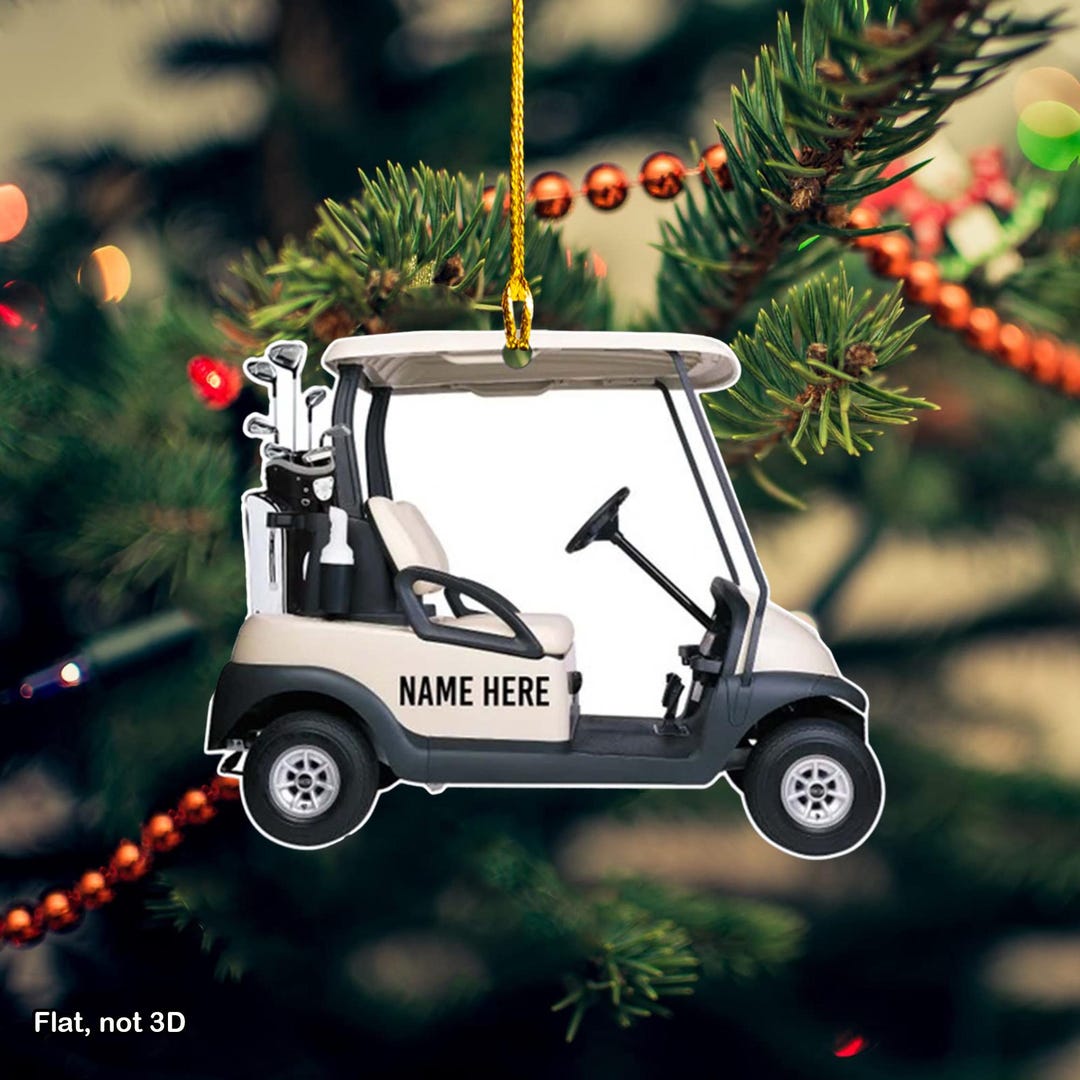 Personalized Golf Cart Keychain, Funny Golf Keychain, Golf Lover ...