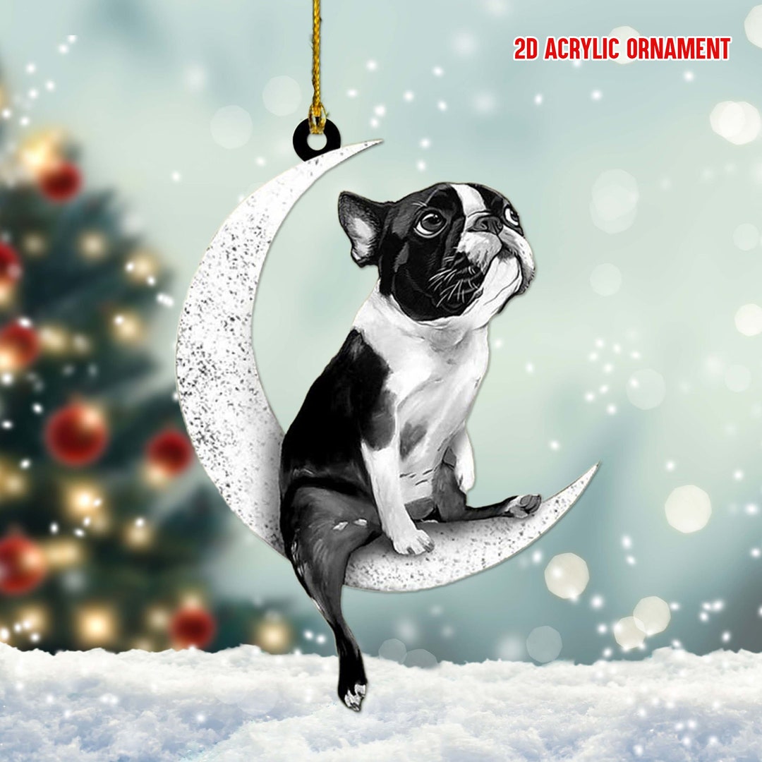 Boston Terrier Ornament for Boston Terrier Lover Gift, Boston Terrier ...