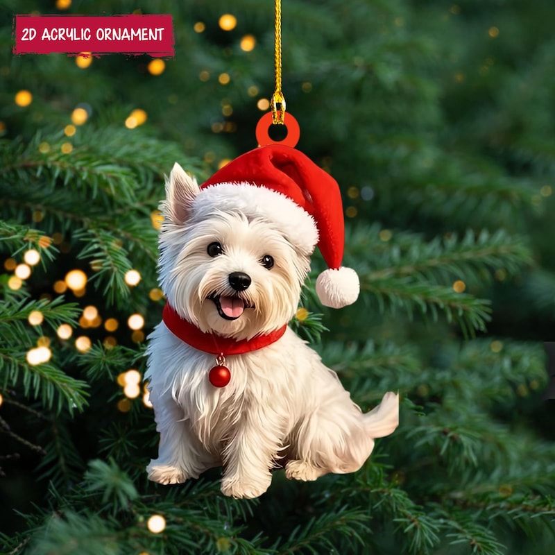Westie Xmas Decorations - Etsy