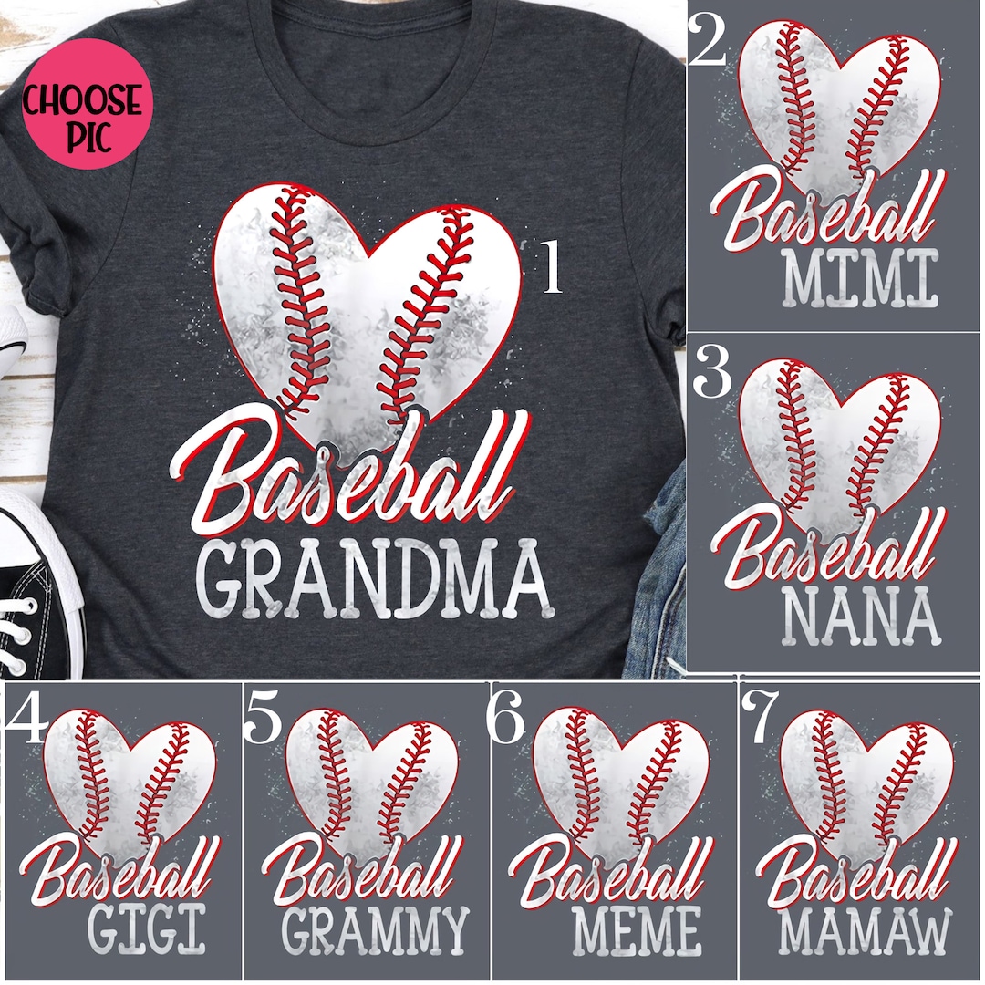 Baseball Grandma Shirt, Grandma Baseball Shirt, Baseball Day Shirt ...