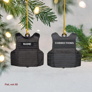 Correctional Officer Armor 2D Keychain, Detention Officer Gift ...
