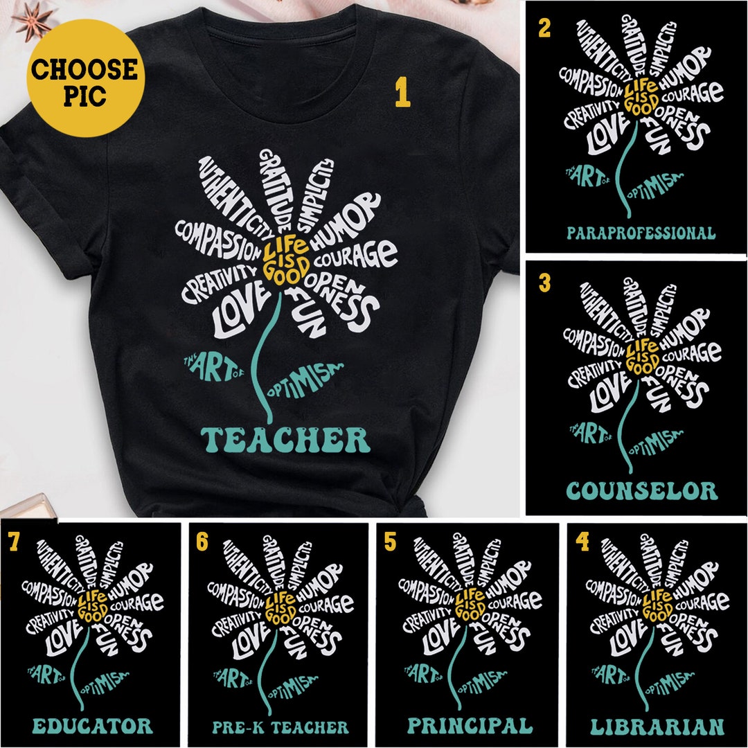 Custom Teacher Appreciation Shirt, Para Shirt, School Counselor Shirt ...
