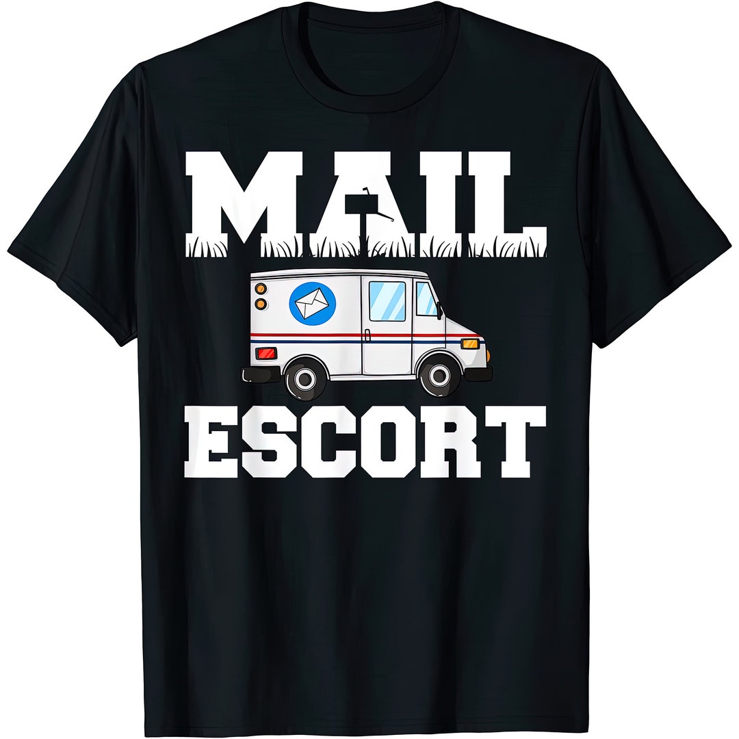 Postal Service Mailman US Postman Worker T-shirt, Mail Escort Shirt ...