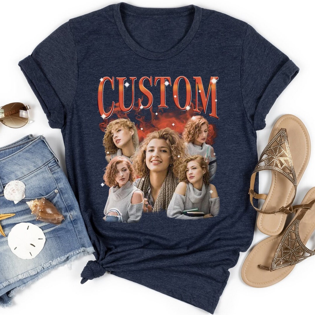 Custom Bootleg Rap Tee, Custom Photo Shirt, Retro Vintage Shirt, Custom ...