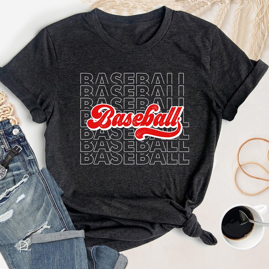 Retro Baseball Shirt, Baseball Team Shirt, Baseball Player Tee ...