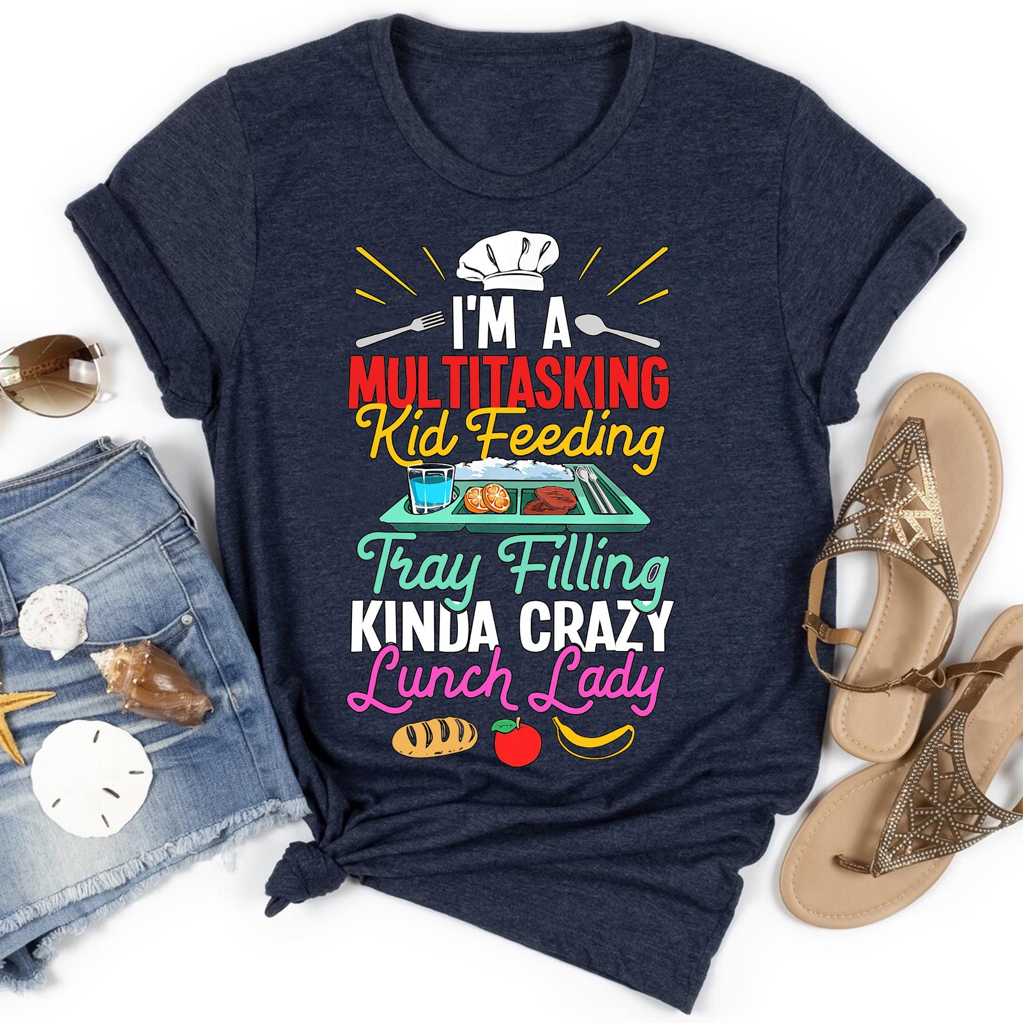 Funny Lunch Lady Appreciation T-shirt, Cute Cafeteria Squad Shirt ...