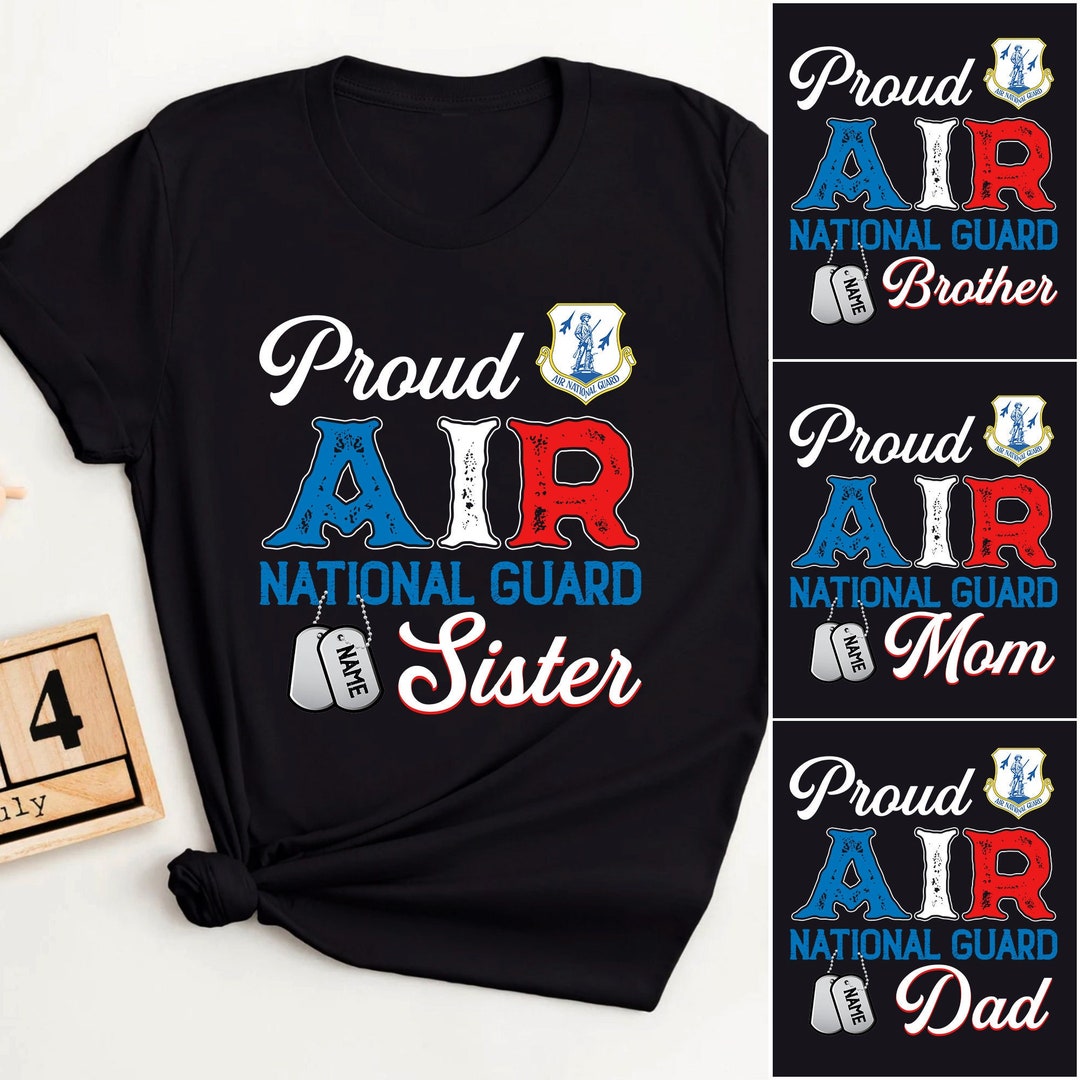 Air National Guard Custom Shirt for Family, Personalized Air National ...