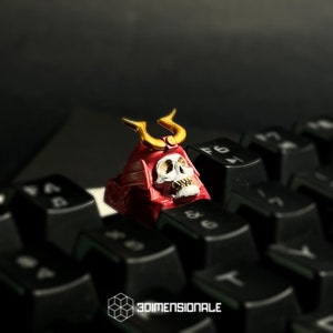 Skull Keycap, Samurai Keycap, Japanese Keycap, Yokai Keycap, Keycaps ...