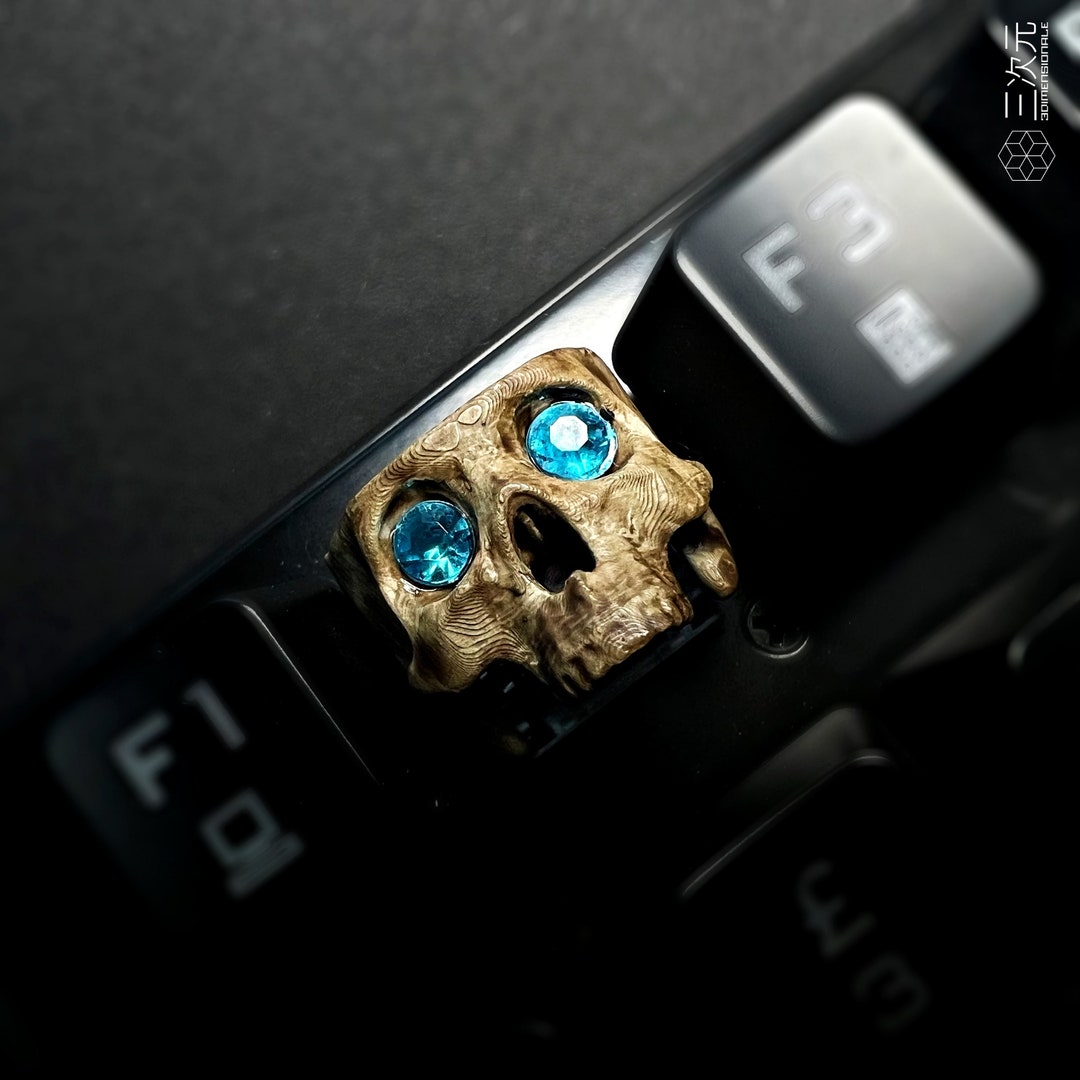 Keycap Skull Diamond Keycap Resin Keycap Keycaps for Cherry - Etsy