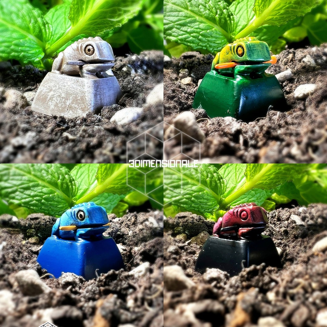 Frog Keycap for Cherry MX Keyboard Tree Frog Keycap Wood - Etsy UK
