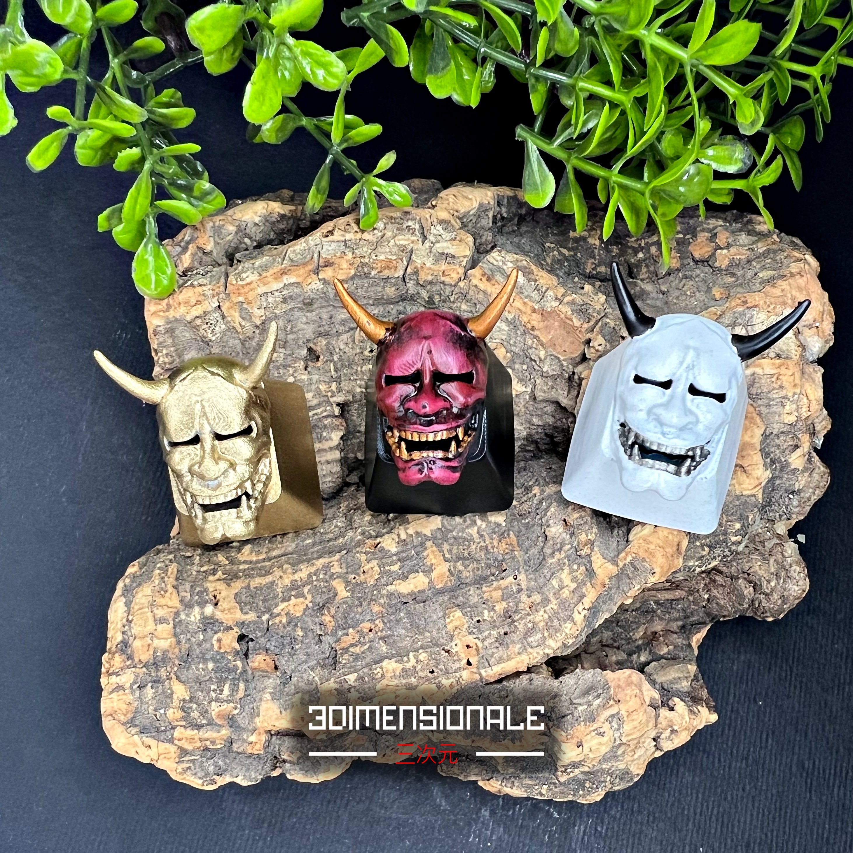 Hannya Artisan Keycap – Japanese Mask Keyboard Key for Cherry MX - Etsy