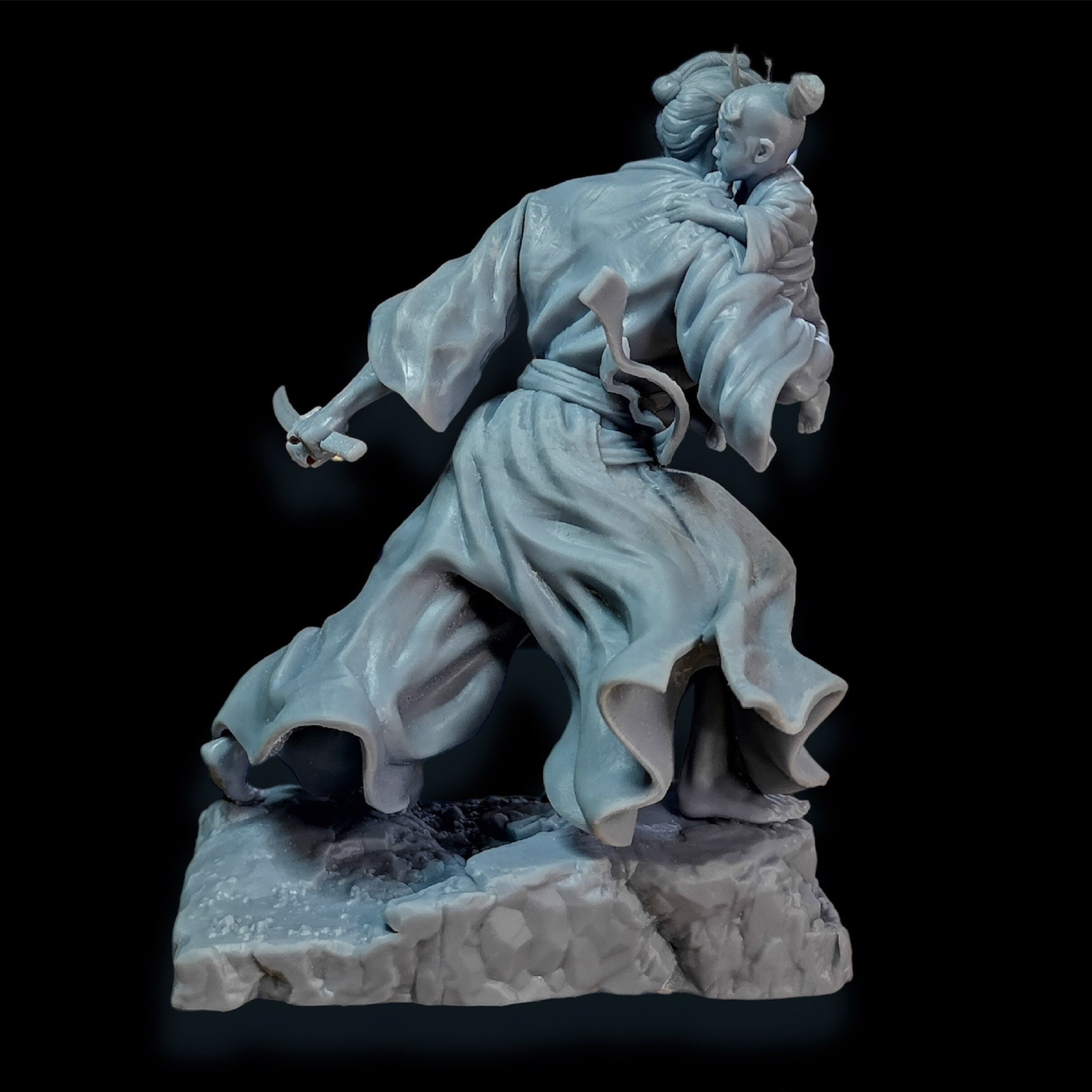 DIY Kit Lone Wolf and Cub Action Figure 25cm Figure Kit 8K - Etsy Canada