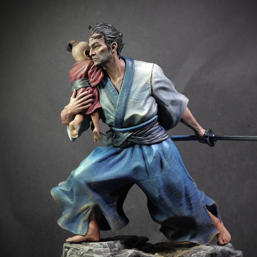 DIY Kit Lone Wolf and Cub Action Figure 25cm Figure Kit 8K - Etsy Canada