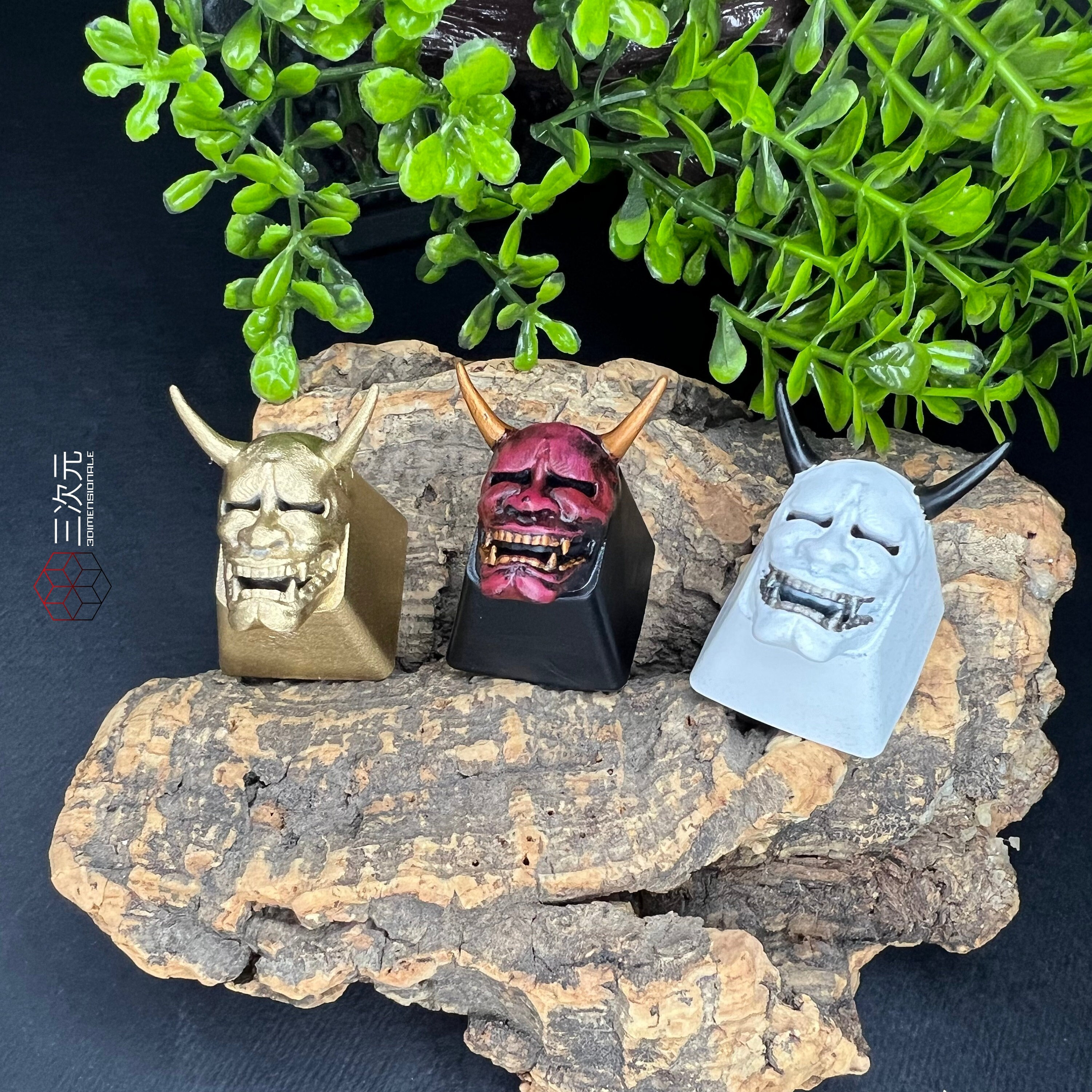 Oni Mask Keycap Hannya Keycap Yokai Keycap Samurai Keycap - Etsy UK