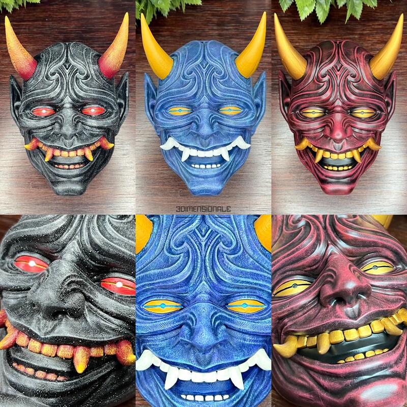 Unique Demon Mask - Etsy