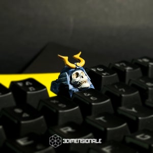 Skull Keycap, Samurai Keycap, Japanese Keycap, Yokai Keycap, Keycaps ...
