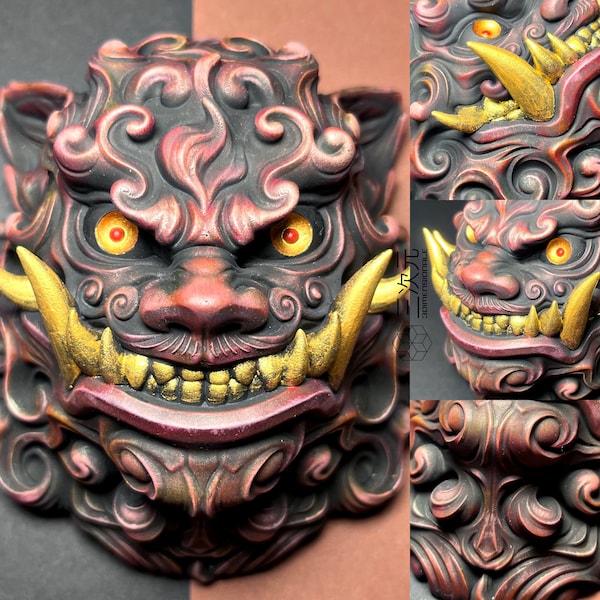 Foo Dog Mask - Etsy