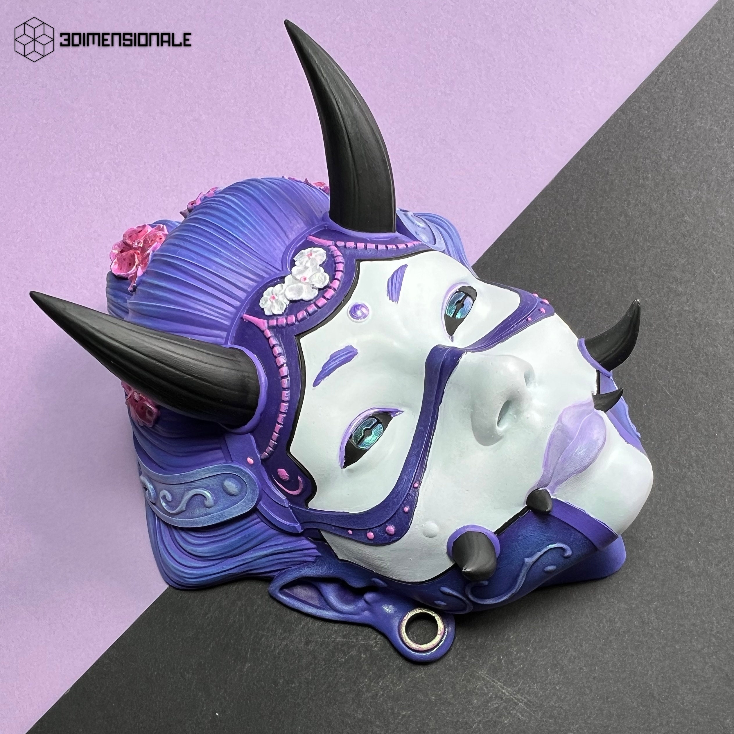 Wall Decor Hannya Chunari Hanging Head Girl Mask Japanese - Etsy