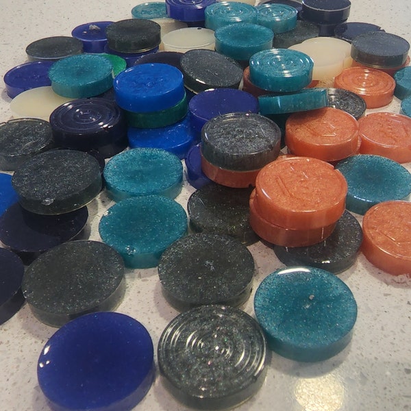 Checker Pieces - Etsy