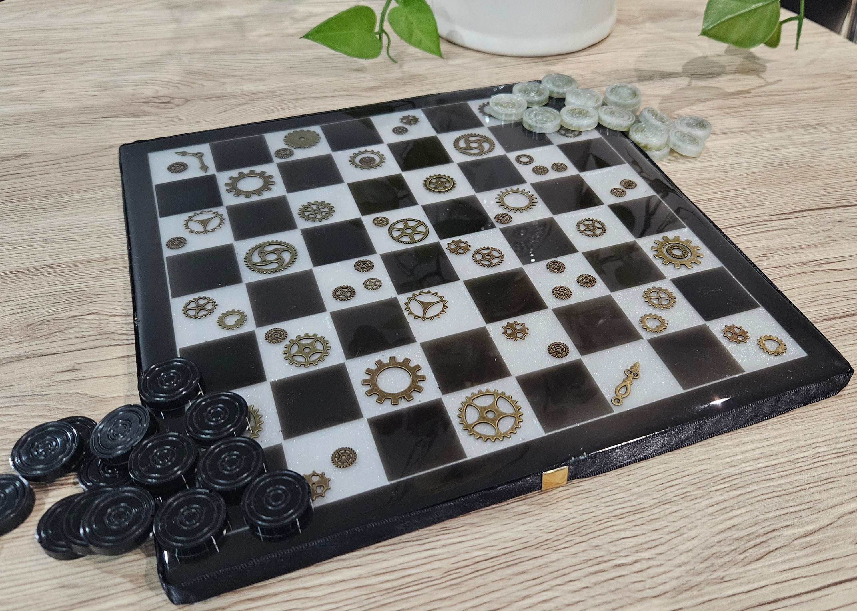 Steampunk Chess/checker Board - Etsy