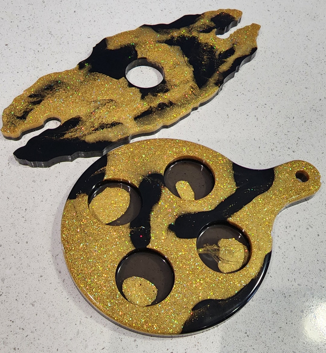 Shot Flight Board & Wine Glass Holder - Etsy