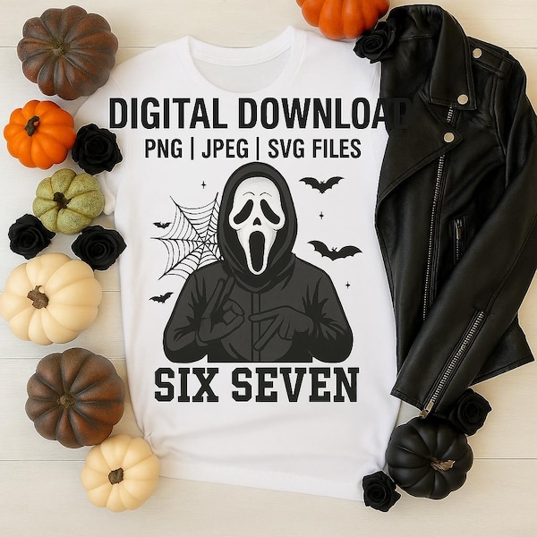 Ghost Face Stickers - Etsy