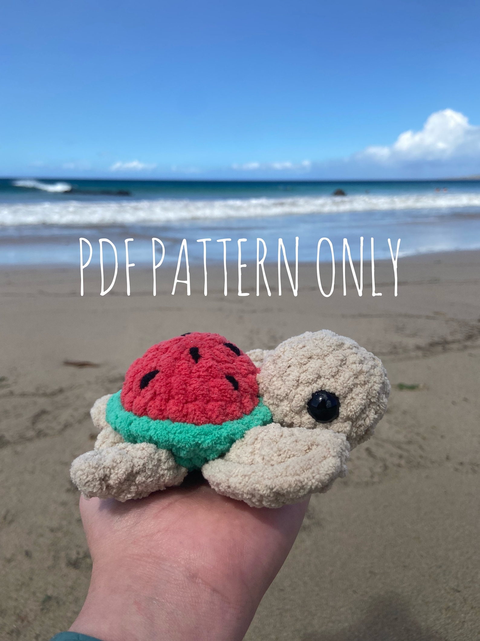 Watermelon Turtle Crochet Pattern - Etsy