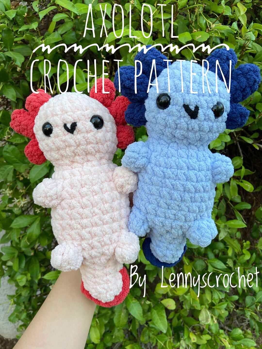 Axolotl Crochet Pattern - Etsy