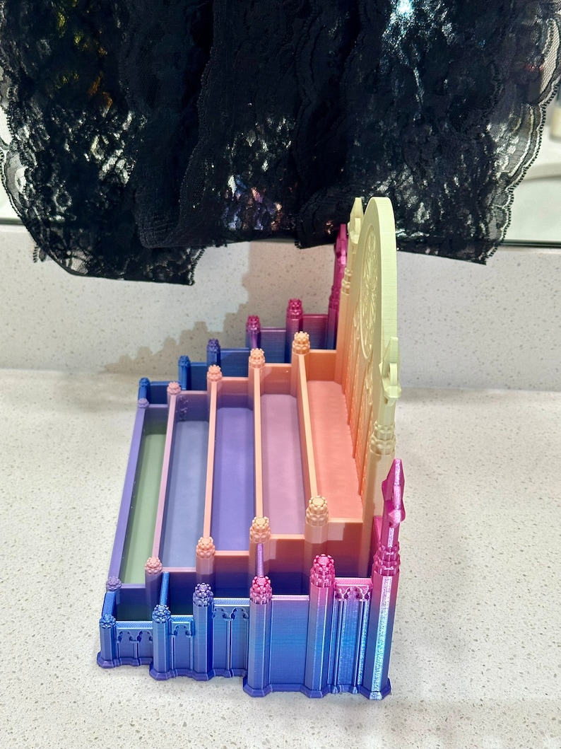 Gothic Cathedral Makeup Organizer STL File - Etsy