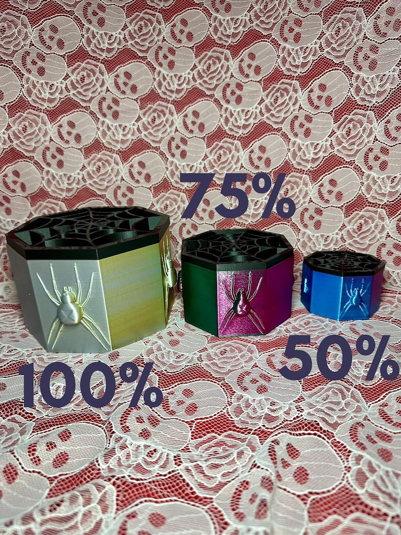 Spider Trinket Box 3D Print Files - Etsy