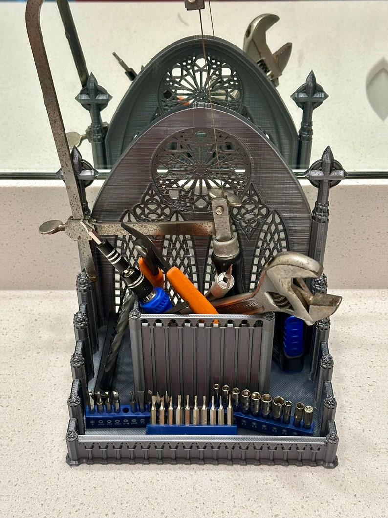 Gothic Cathedral Organizer With Pulpit Divider 3D Printing File - Etsy