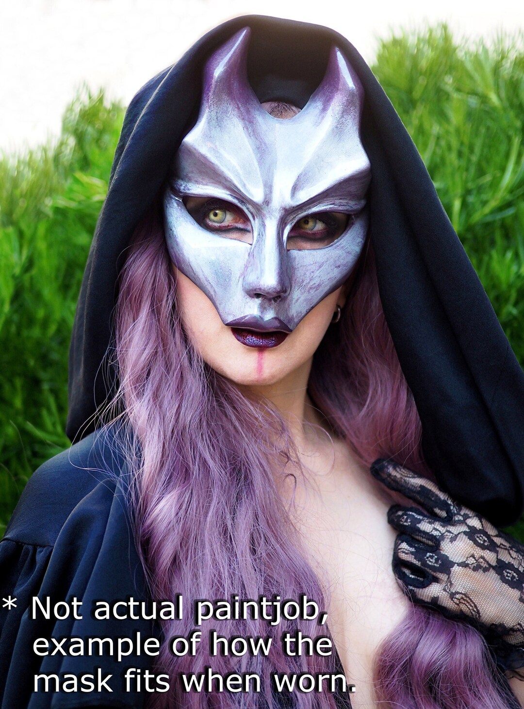 Demon. Devil. Demoness Custom Color Costume Masquerade Mask "the ...