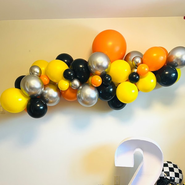 Construction Balloon Arch Birthday - Etsy