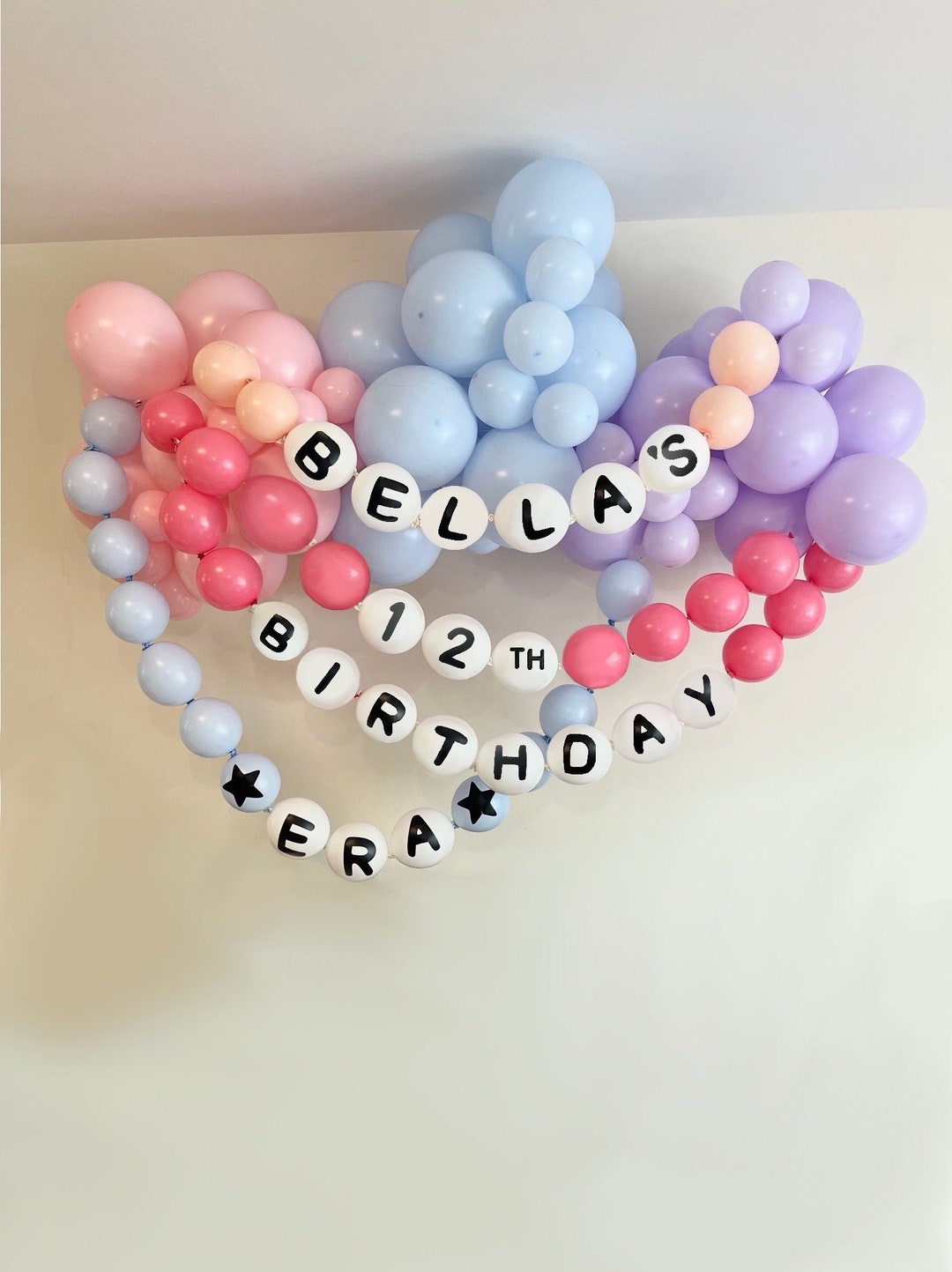 Custom Taylor Swift Bracelet Balloon Banner, Custom Balloon Arch ...