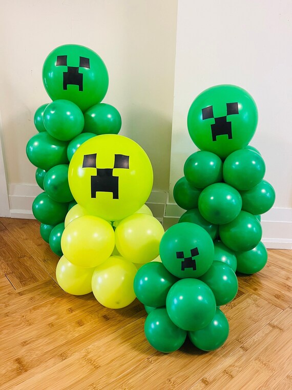 Minecraft Ballons Centerpieces Two Fast Two Curious Boy Race Car 2nd