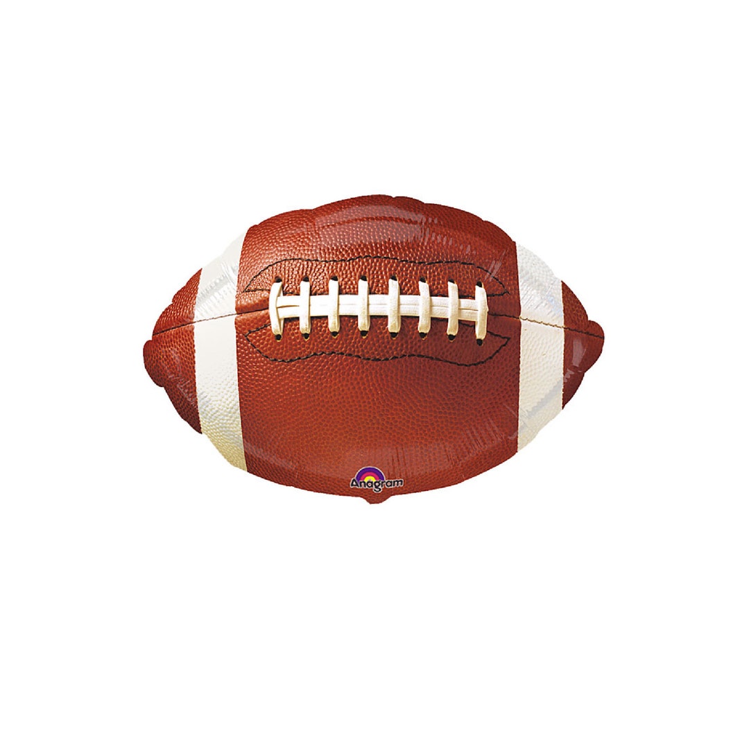 18” Foil Football Balloon, Balloon, Football Party Decor, Superbowl ...