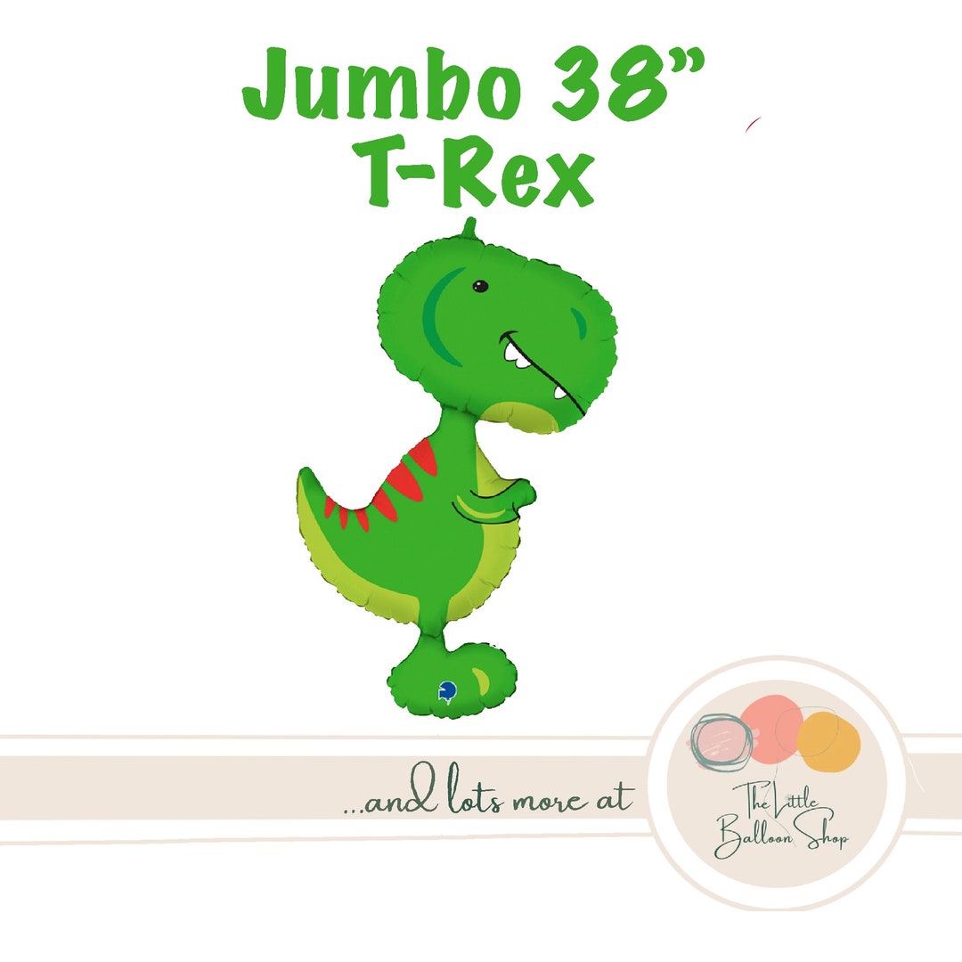 Jumbo T-rex Balloon Jumbo Dinosaur Theme Birthday T-rex - Etsy