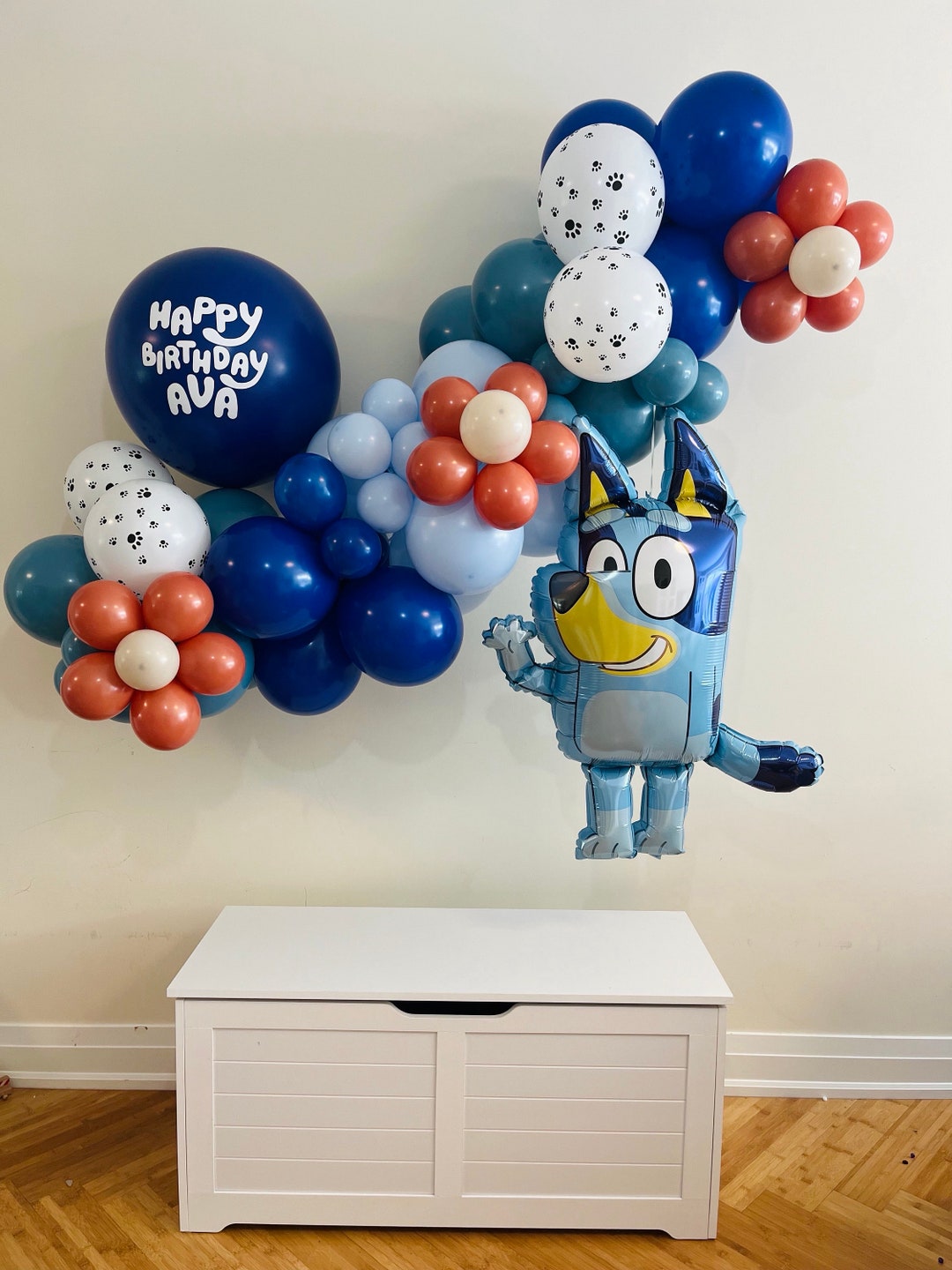 Personalized Bluey Balloon Garland, Bluey and Bingo Balloons, Bluey ...