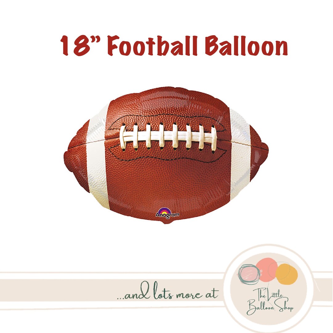18 Foil Football Balloon Balloon Football Party Decor - Etsy