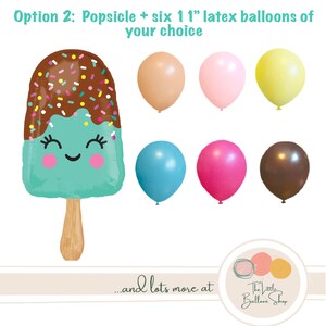 35” Jumbo Foil Happy Popsicle Balloon, Popsicle Theme Party Decor, Ice ...