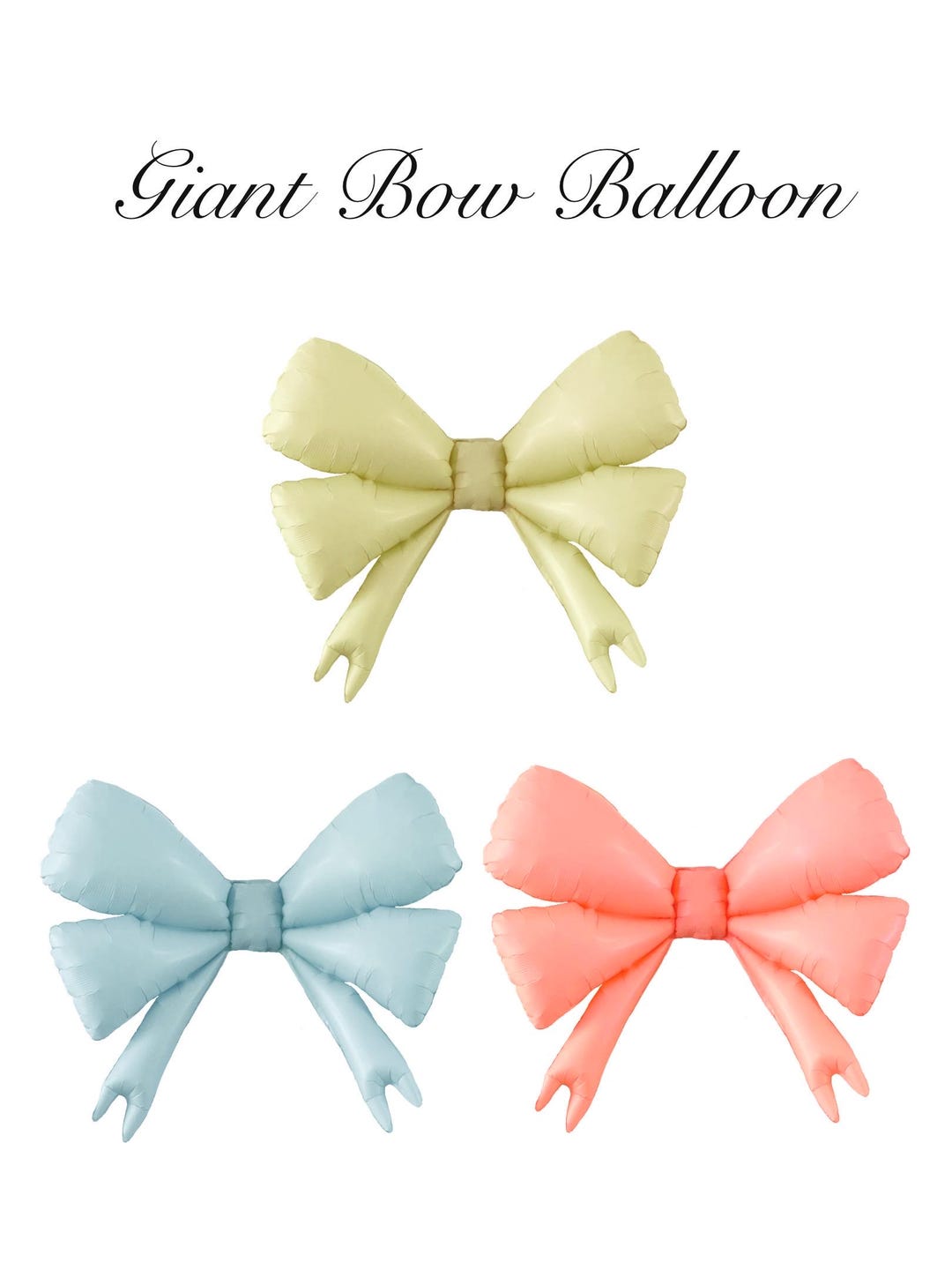 Matte Bow Balloon, Bow Decoration, Coque Bow Garland, Pink Bow Party ...