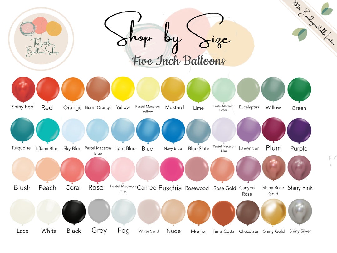 Custom Colors, Pick Own Balloon Color, DIY Balloon Garland Arch Kit ...