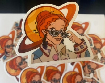 Ms Frizzle Sticker - Etsy