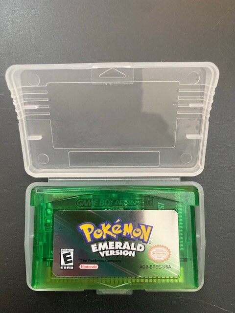 Pokemon GBA Vintage Video Game Bundle Fire Red Emerald - Etsy